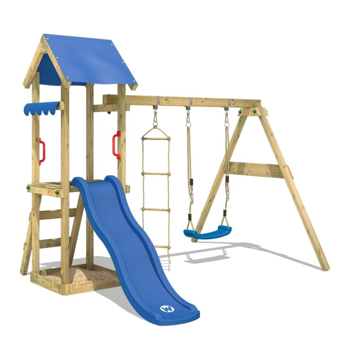 Kids climbing frame with swing TinyCabin | Order now | Wickey.co.uk